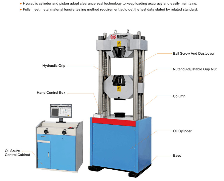 Digital Display Hydraulic Universal Testing Machine