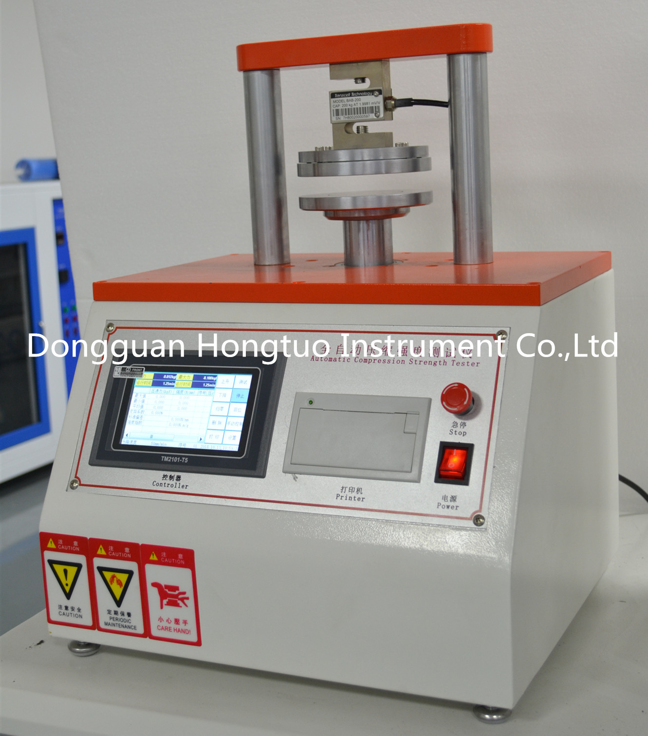 ISO13820 ISO3037 Microcomputer Edgewise Crush Resistance Tester